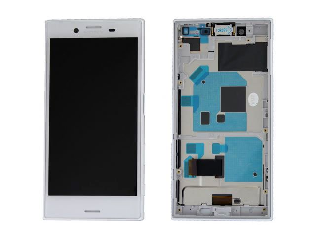 Display cu touchscreen si rama Sony Xperia X Compact, F5321 alb ...